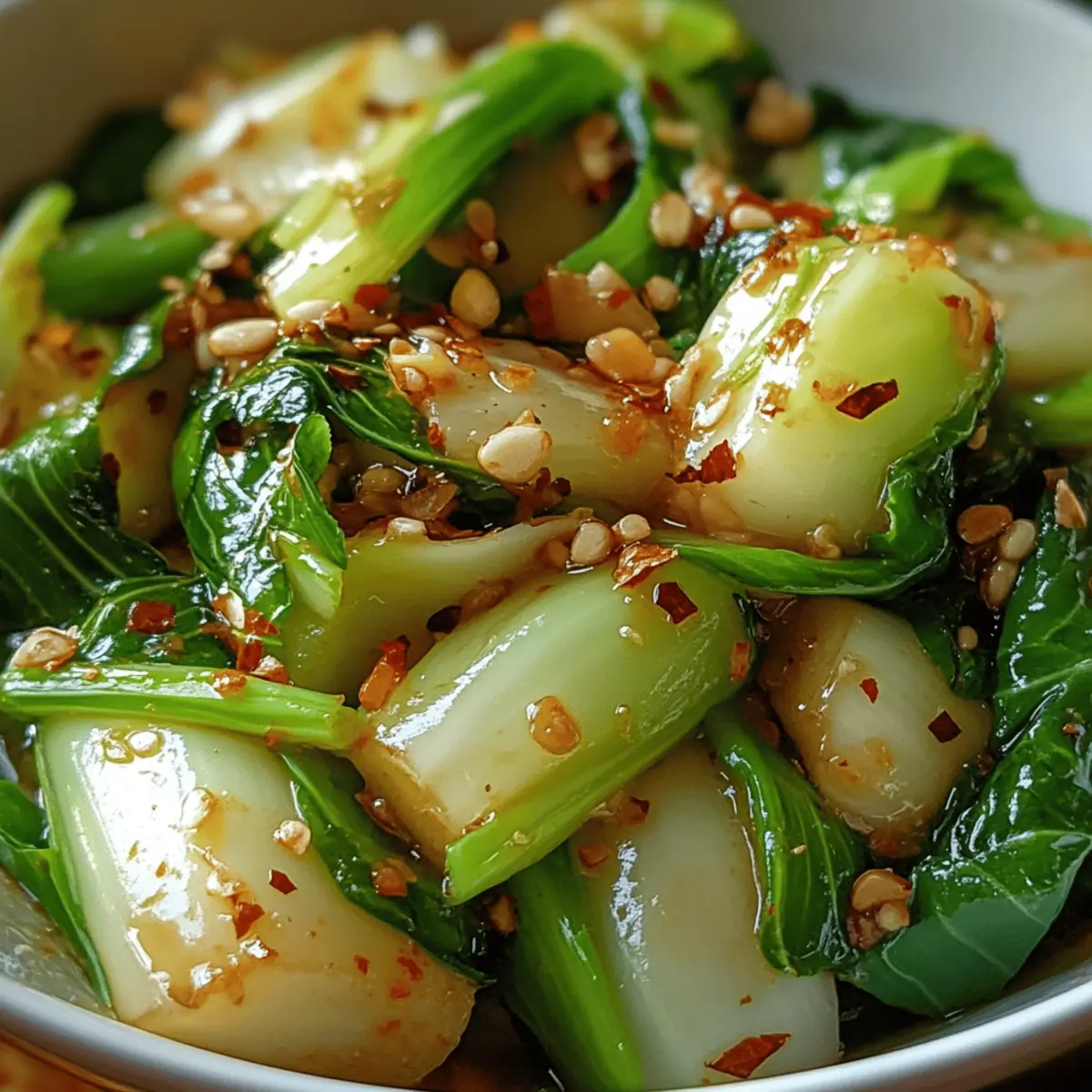 Easy Spicy Garlic Bok Choy: Delicious Crispy Side in Minutes