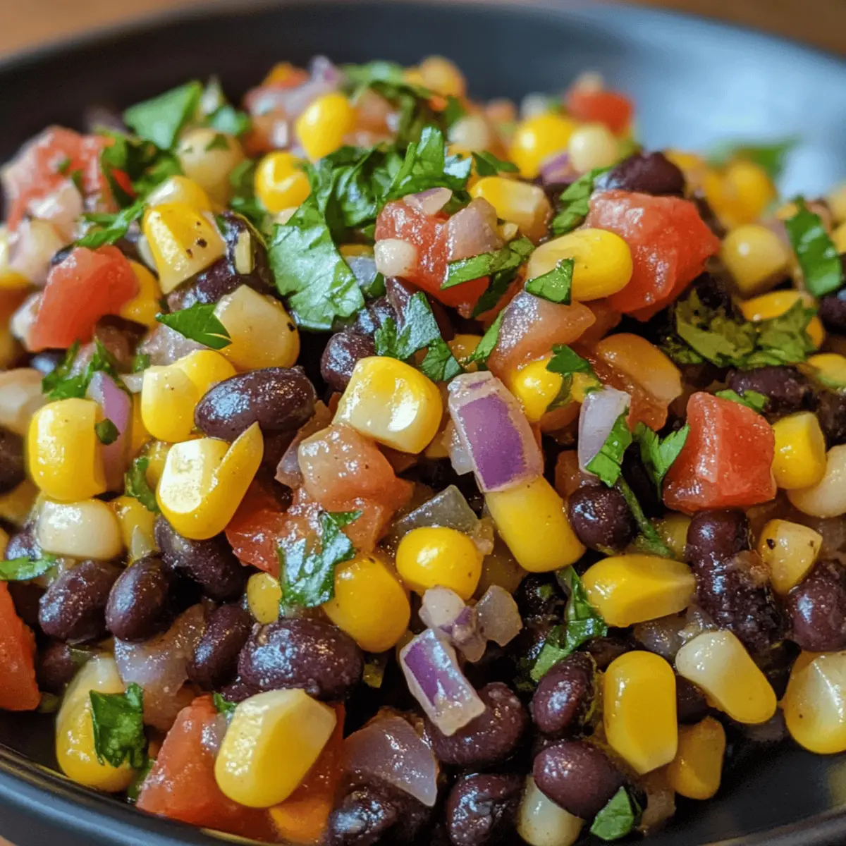 Easy Delicious Black Bean and Corn Relish with a Zesty Homemade Twist
