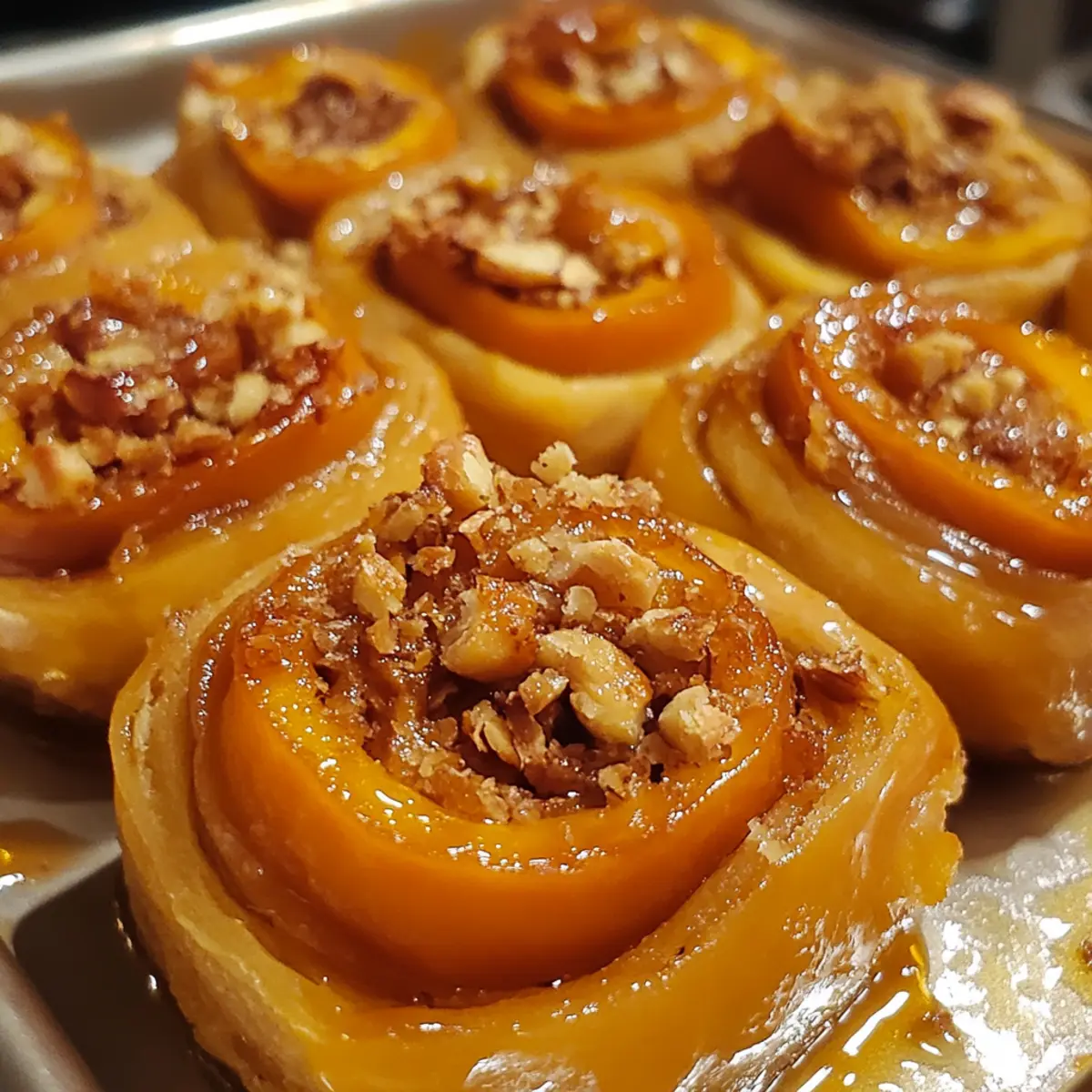 Easy Delicious Chewy Dried Persimmon Rolls with Walnuts recipe